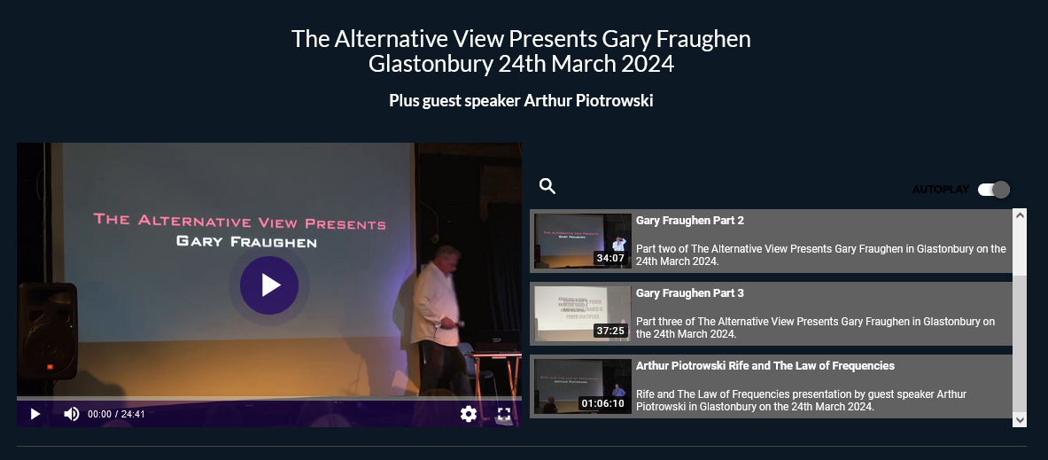 Gary Fraughen Glastonbury Videos | EU | Before It's News